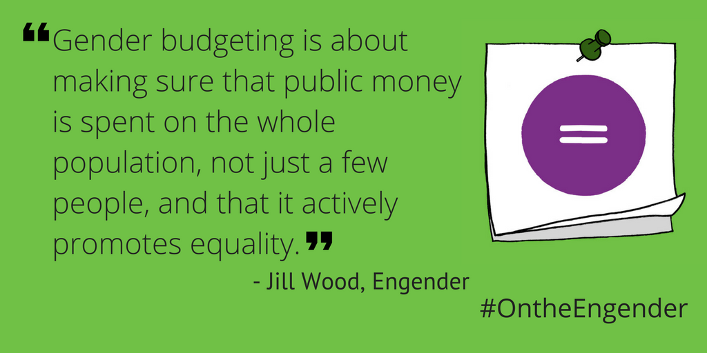On the Engender: why gender budgeting matters | Engender blog | Engender