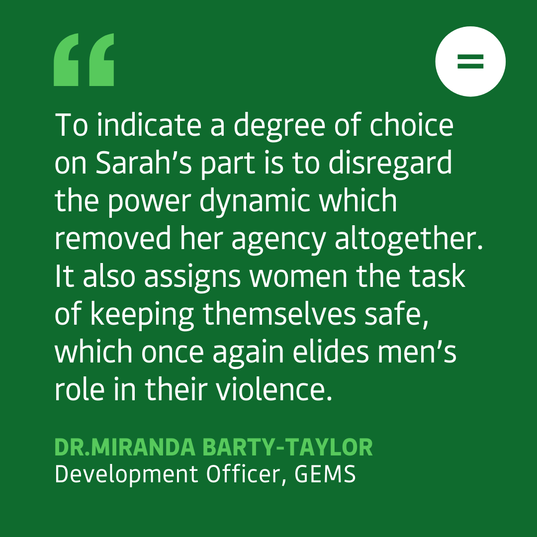 When Words Fail: The Way Institutions Talk about Sarah Everard Matters ...