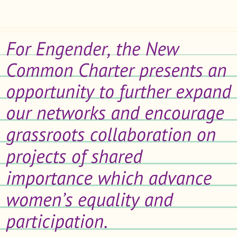 Towards a New Common Chapter | Engender blog | Engender