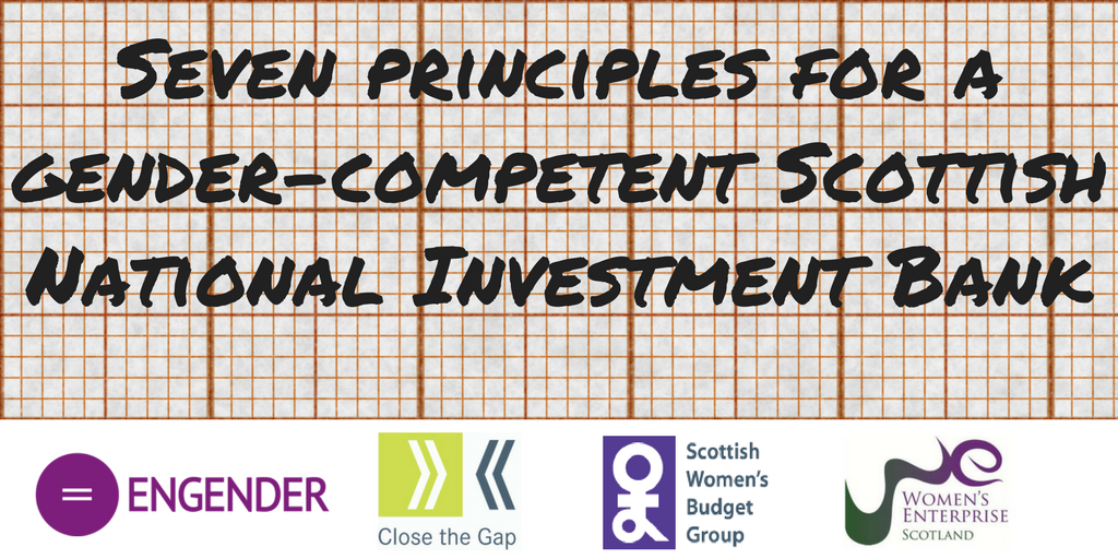 Seven principles for a gender-competent Scottish National Investment ...